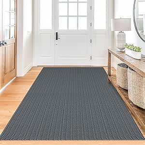 Amazon.com: KOZYFLY Washable Area Rug 4x6 Ft Rubber Backed Rugs for ...
