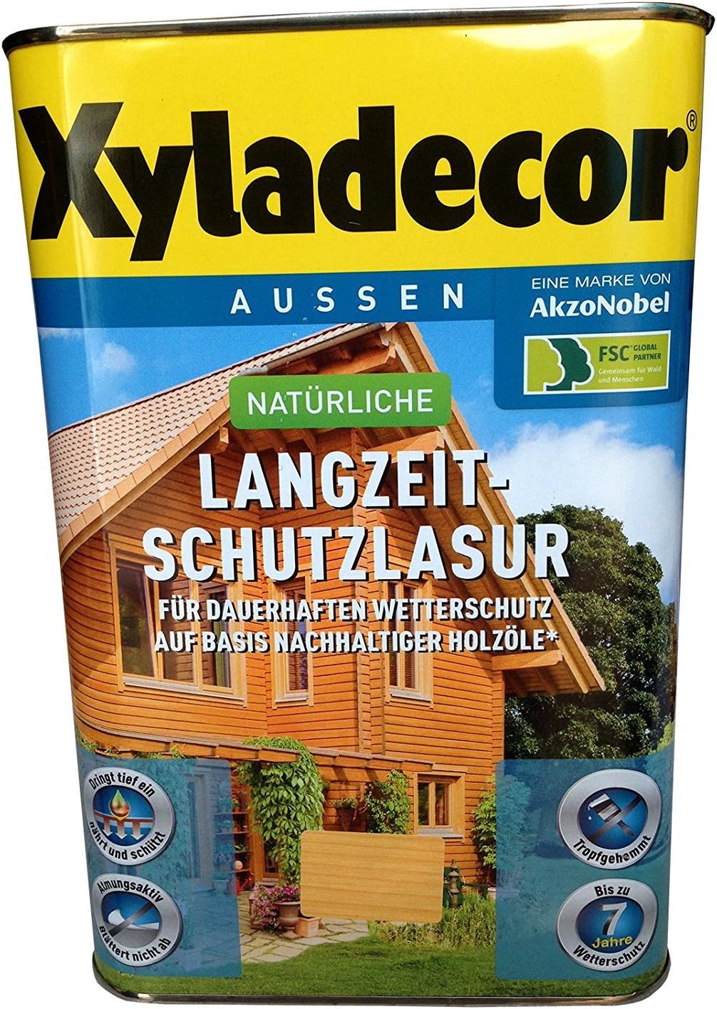 Xyladecor Holzschutzlasur 202 kiefer 2,5 Liter : Amazon.de: Baumarkt