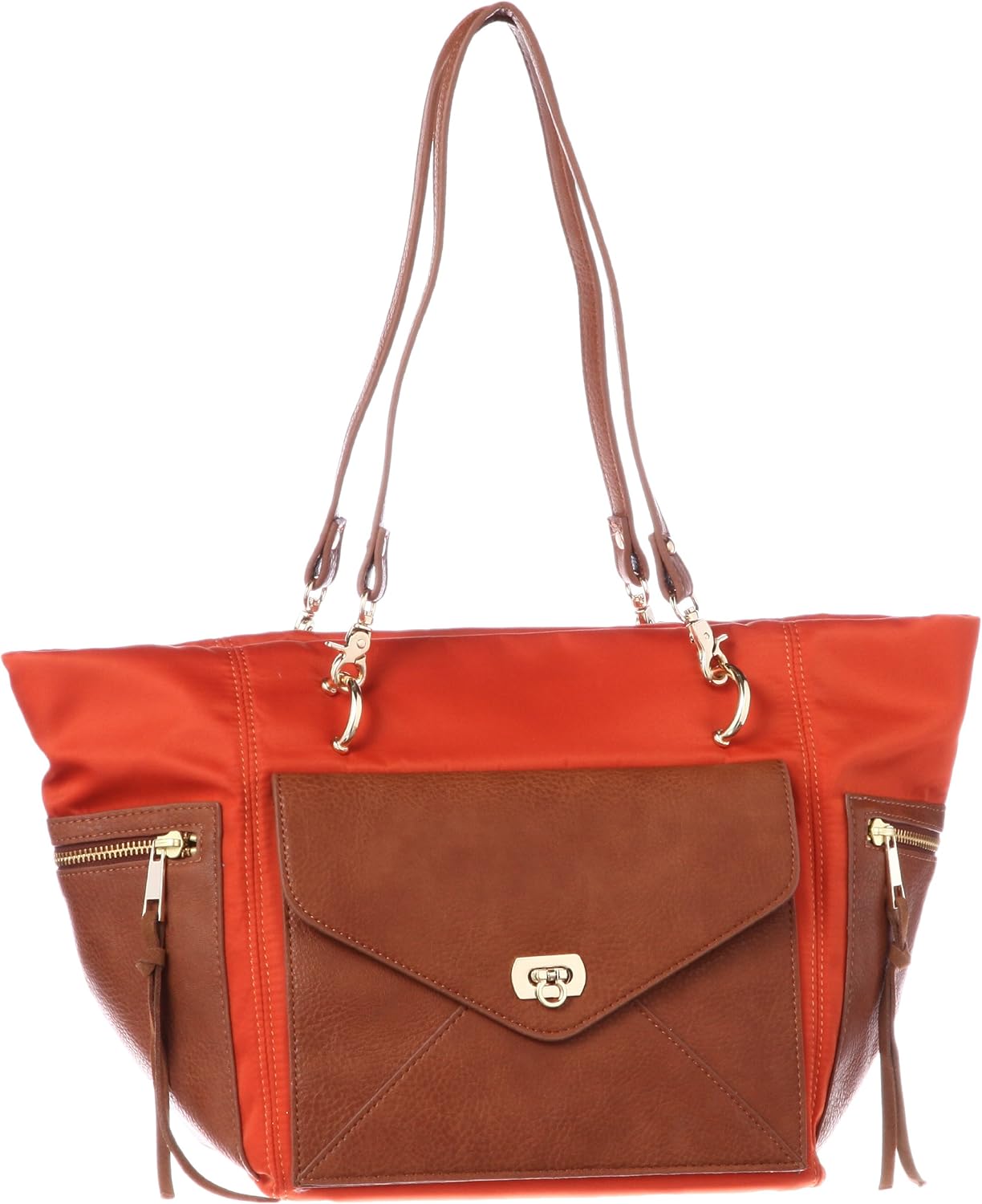 Amazon | [カシュカシュ] cachecache エンベローブディテールトート 01-00-27020 OR (オレンジ) | cache cache(カシュカシュ) | トートバッグ