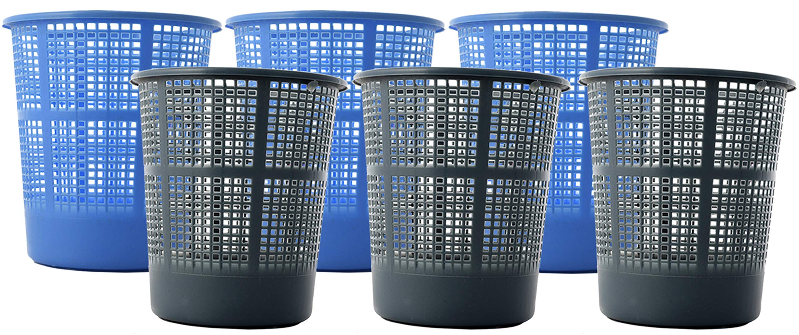 Buy Kuber Industries Plastic 6 Pieces Mesh Dustbin Garbage Bin for ...
