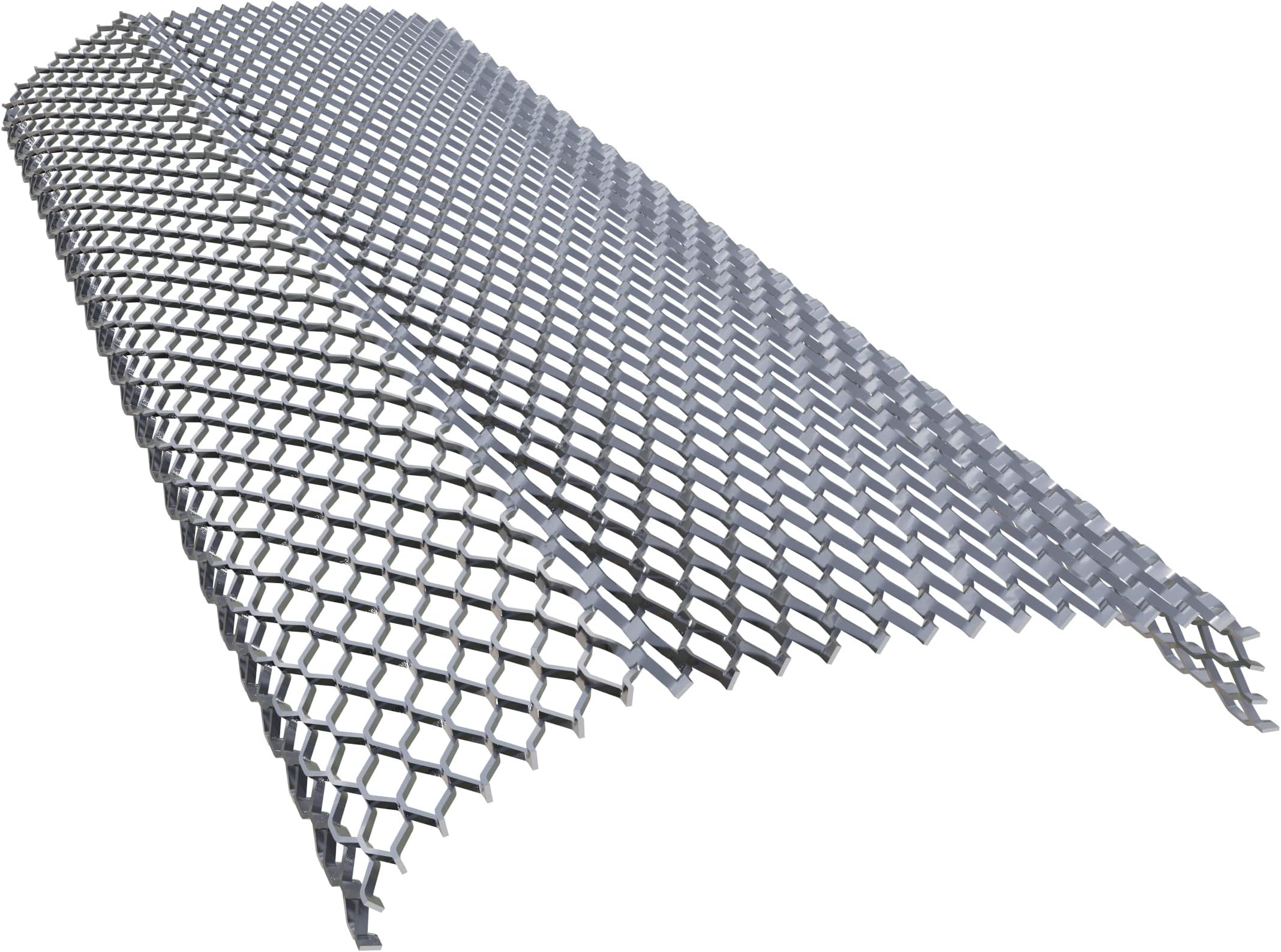 E-Z-Quick Aluminum Mesh Gutter Guards (for 6" Gutters) - Covers 39.25 ...