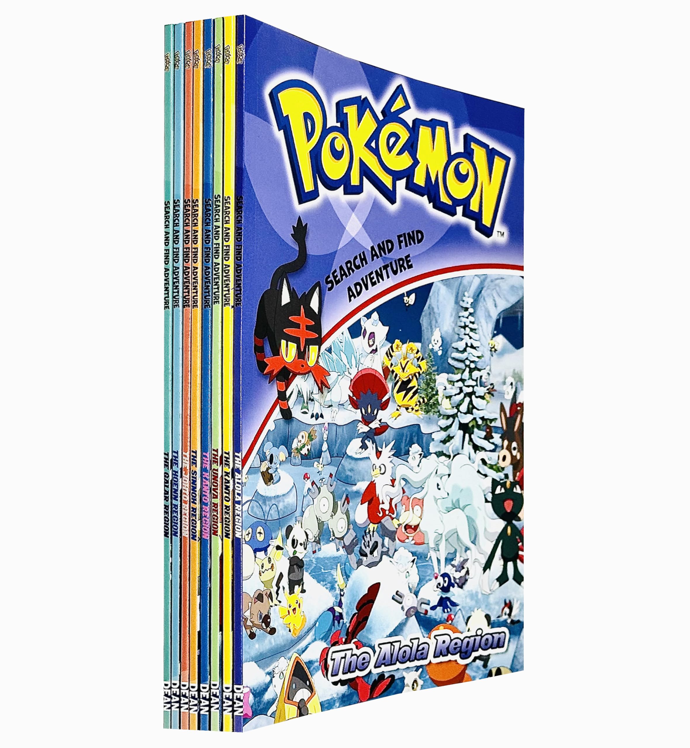 Pokémon Search and Find Adventure 8 Books Collection Set (The Alola ...