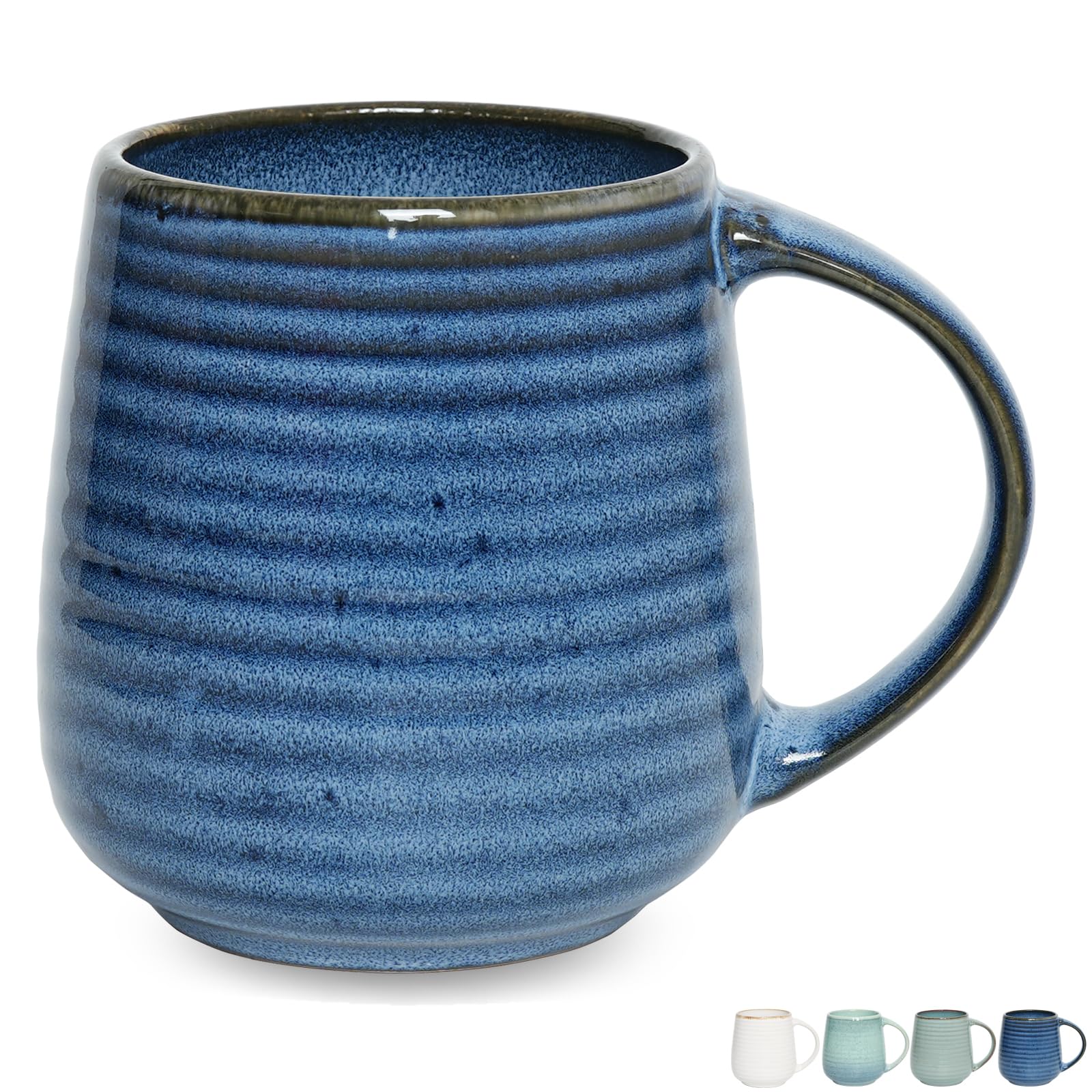 Amazon.com: Bosmarlin Extra Large Ceramic Coffee Mug, 22 Oz, Dishwasher ...