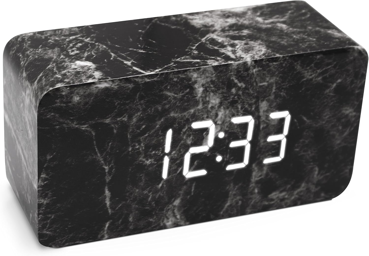 Amazon.com: LiKee Marble Alarm Clock : Home & Kitchen