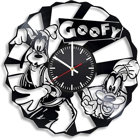 Amazon.com: Goofy Vinyl Wall Clock, Goofy Design Gift for Any Occasion ...
