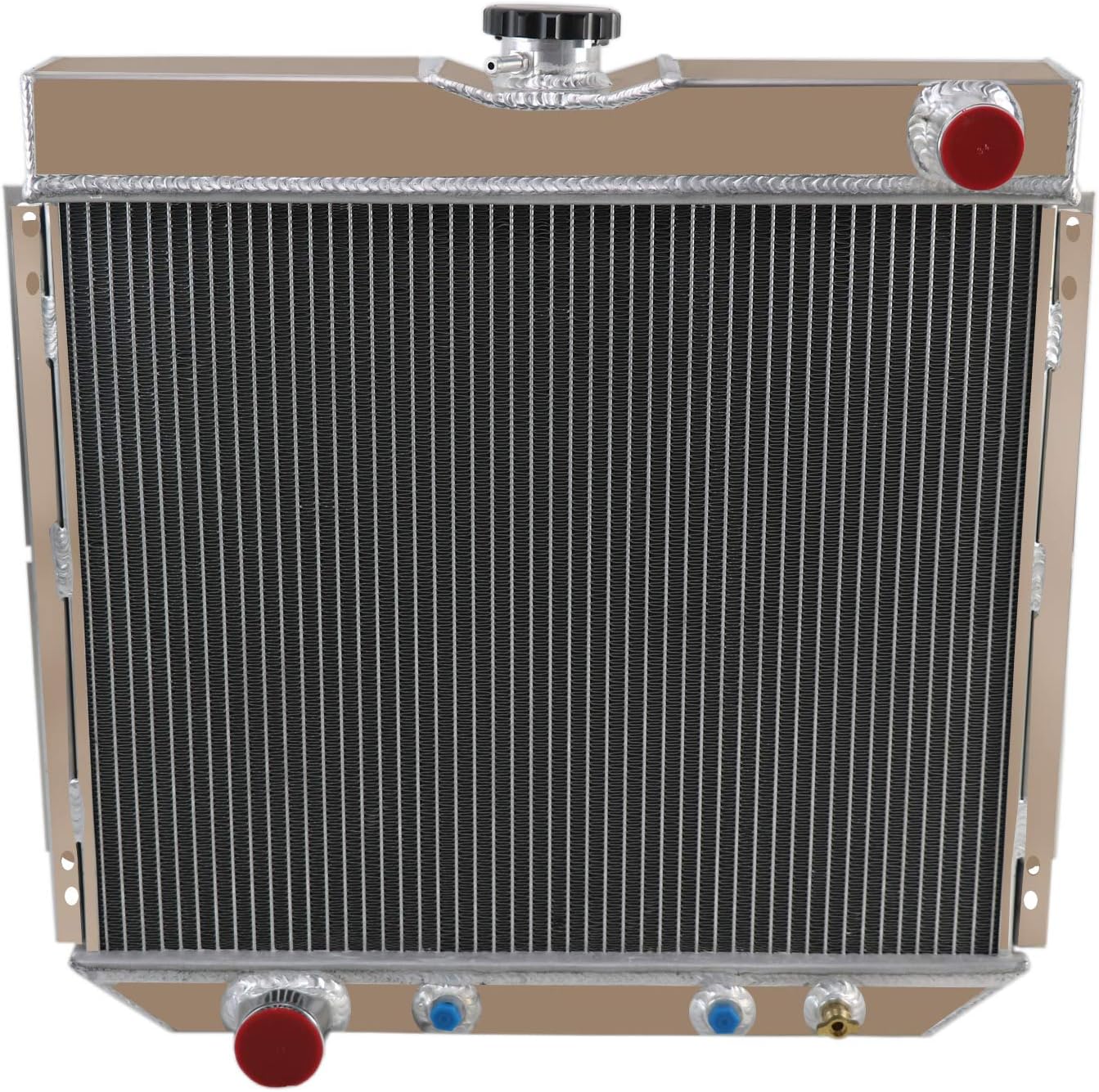 Amazon.com: Hutoixi 4 Row Core Aluminum Radiator Compatible with Ford ...