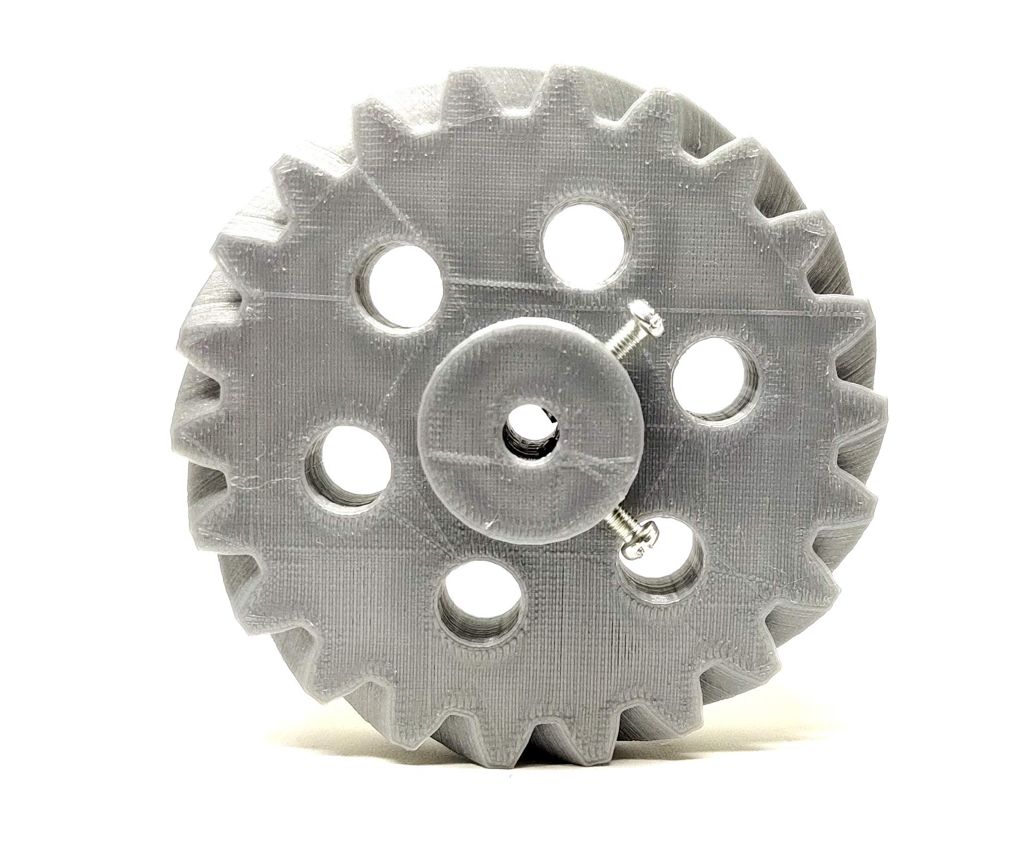 Buy INVENTO 4pcs 3D Printed Right Helical Plastic Spur Gear 22 Teeth ...