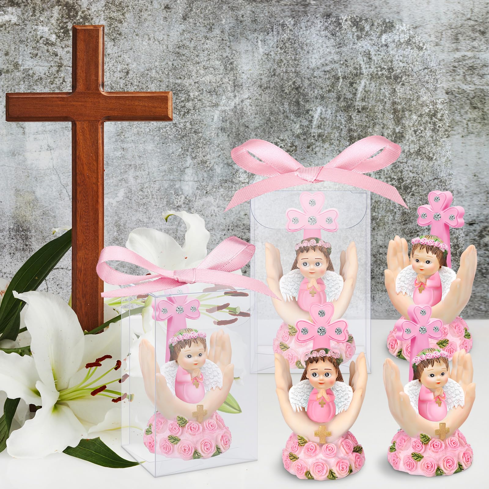 Snapklik.com : Anglechic 24 Set Religious Keepsake Bulk Recuerdos De ...