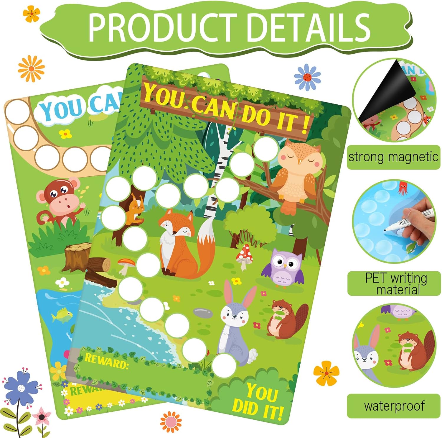 28ps Reward Chart for Kids Set 4ps Magnetic Space Kosovo | Ubuy