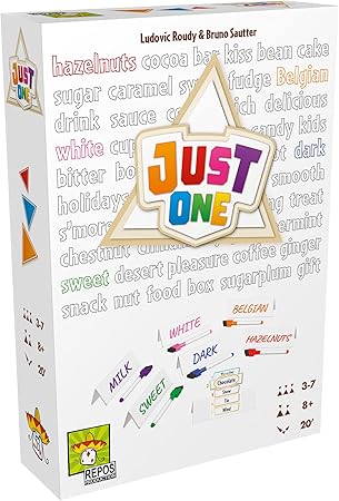 Amazon.com: Asmodee Just One Party Game (White Box) - Cooperative Word ...