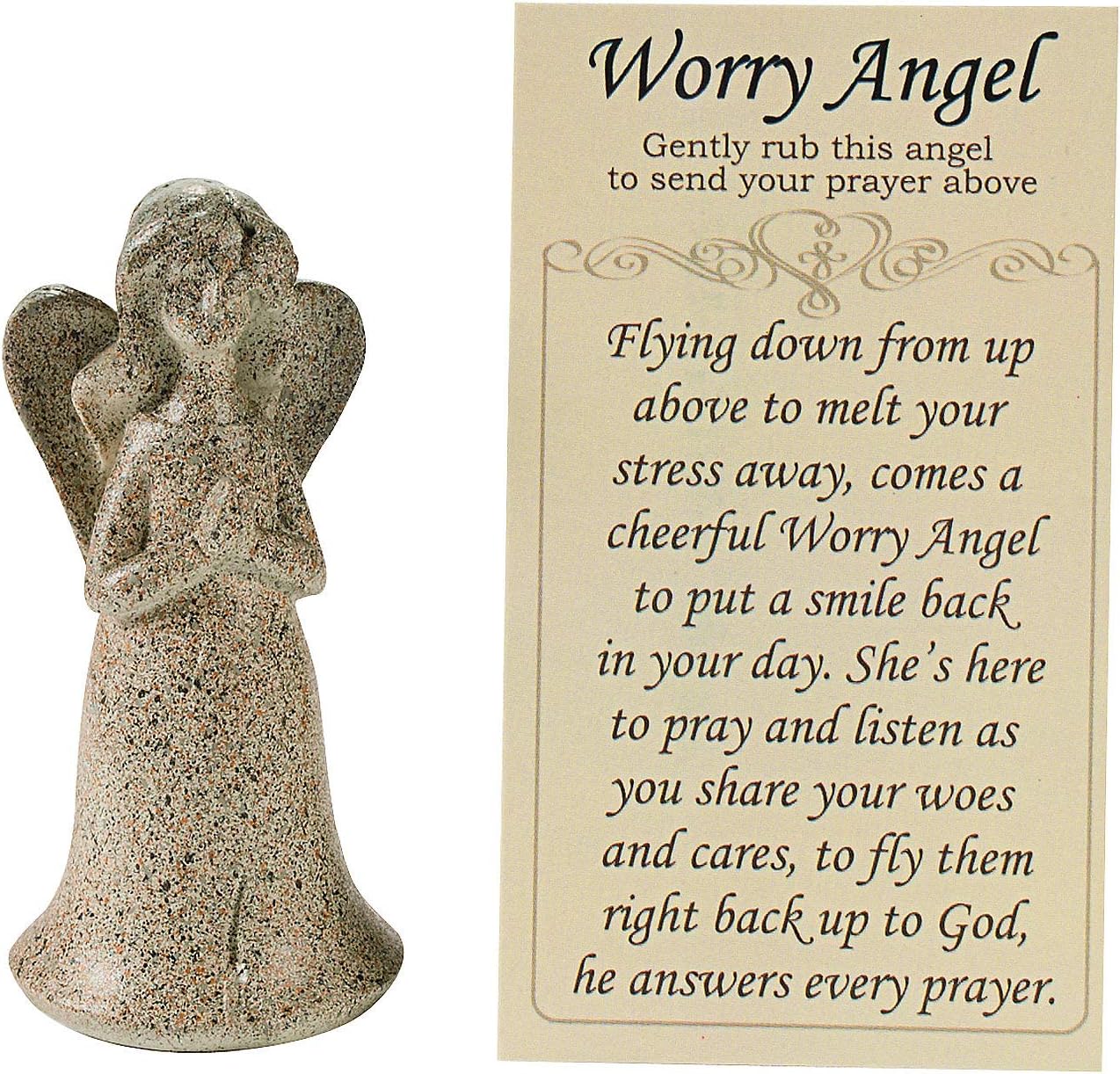 Amazon.com: Fun Express - Worry Angel W/Prayer Card - Home Decor ...