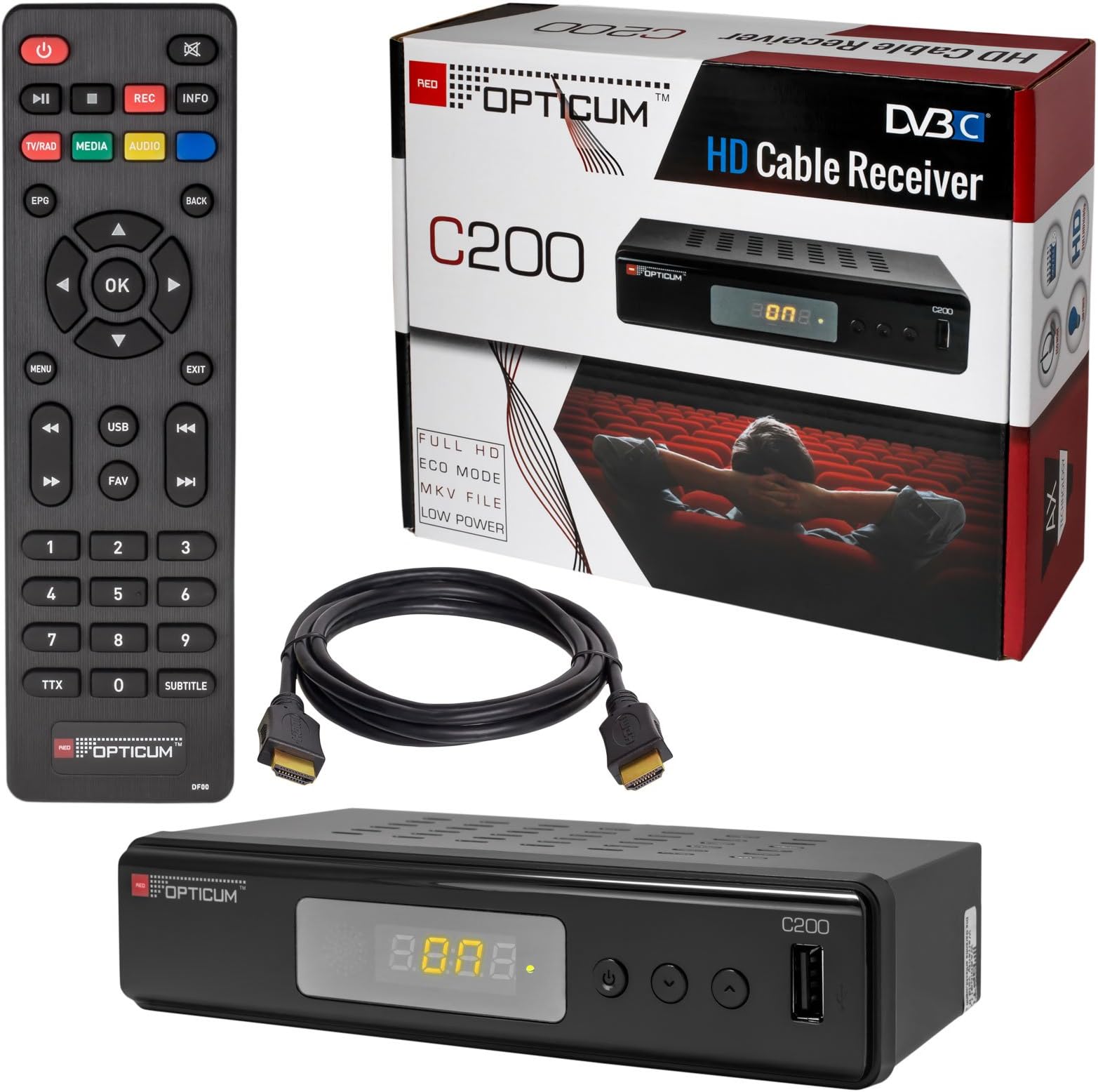 HB-DIGITAL Set: Kabel Receiver Kabelreceiver - DVB-C HB-DIGITAL Set ...