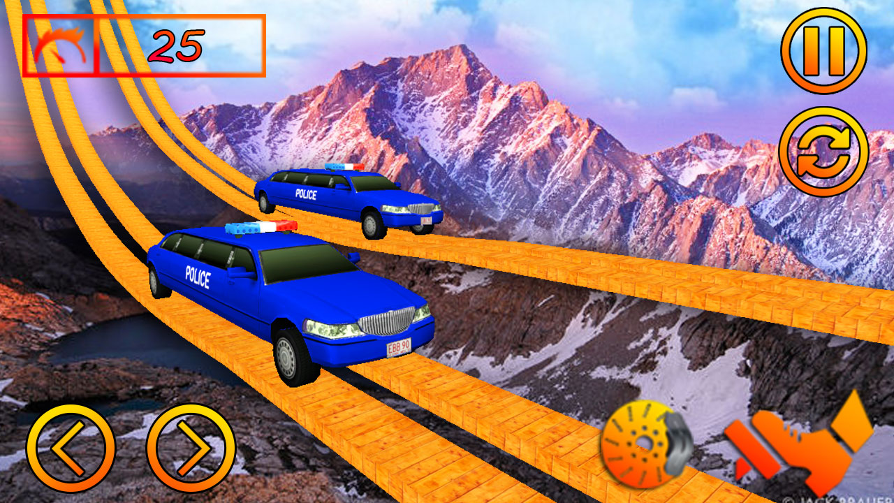 US Police Limousine Car Stunt Racing Game - App on Amazon Appstore