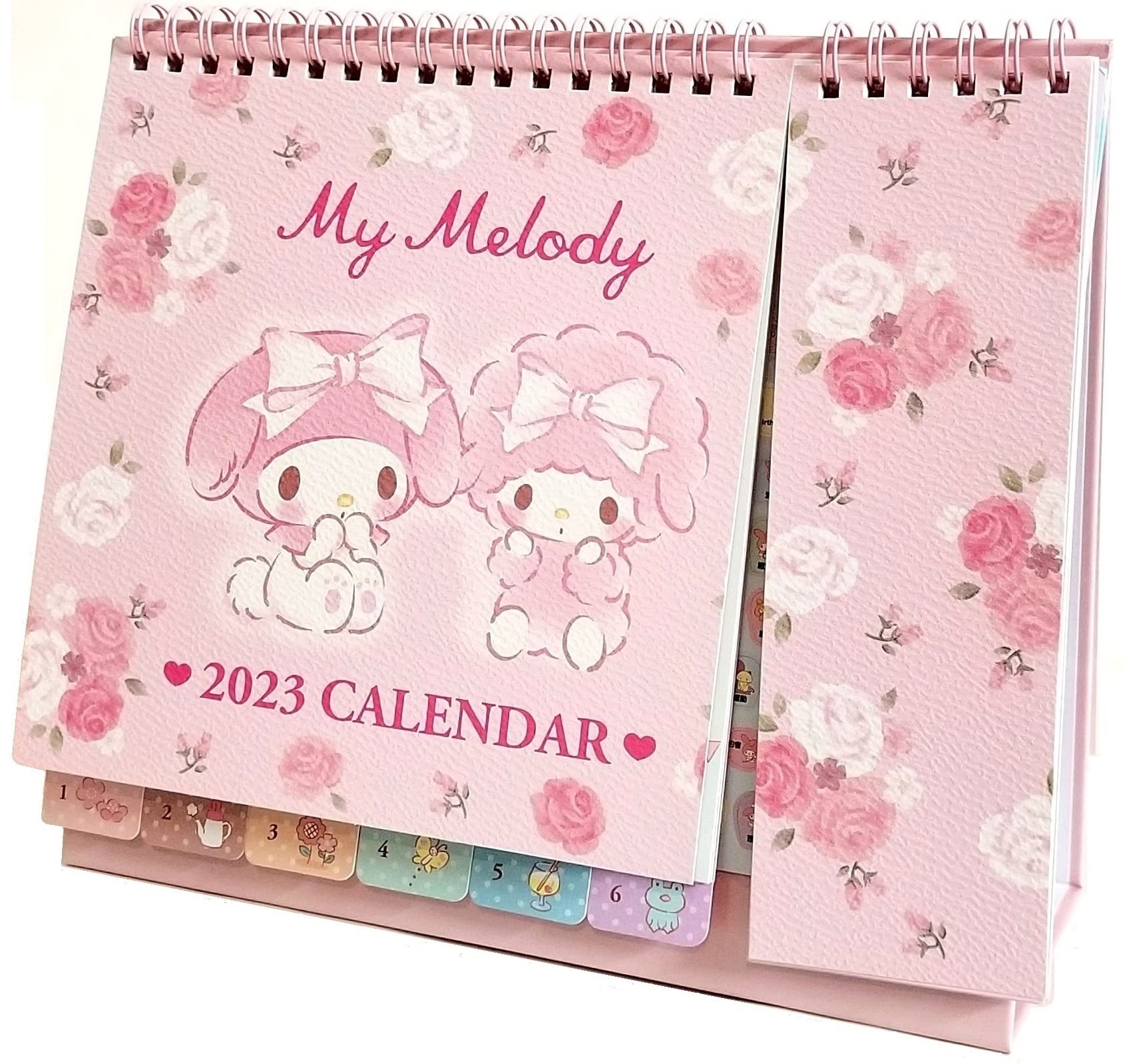 Buy 2023~2024 My Melody Monthly Yearly Desktop with Planner Sticker ...