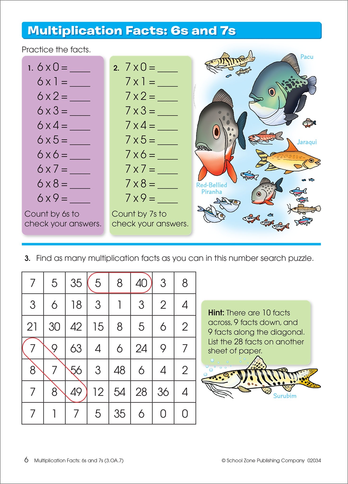 Snapklik.com : School Zone - Multiplication & Division Workbook - 32 ...