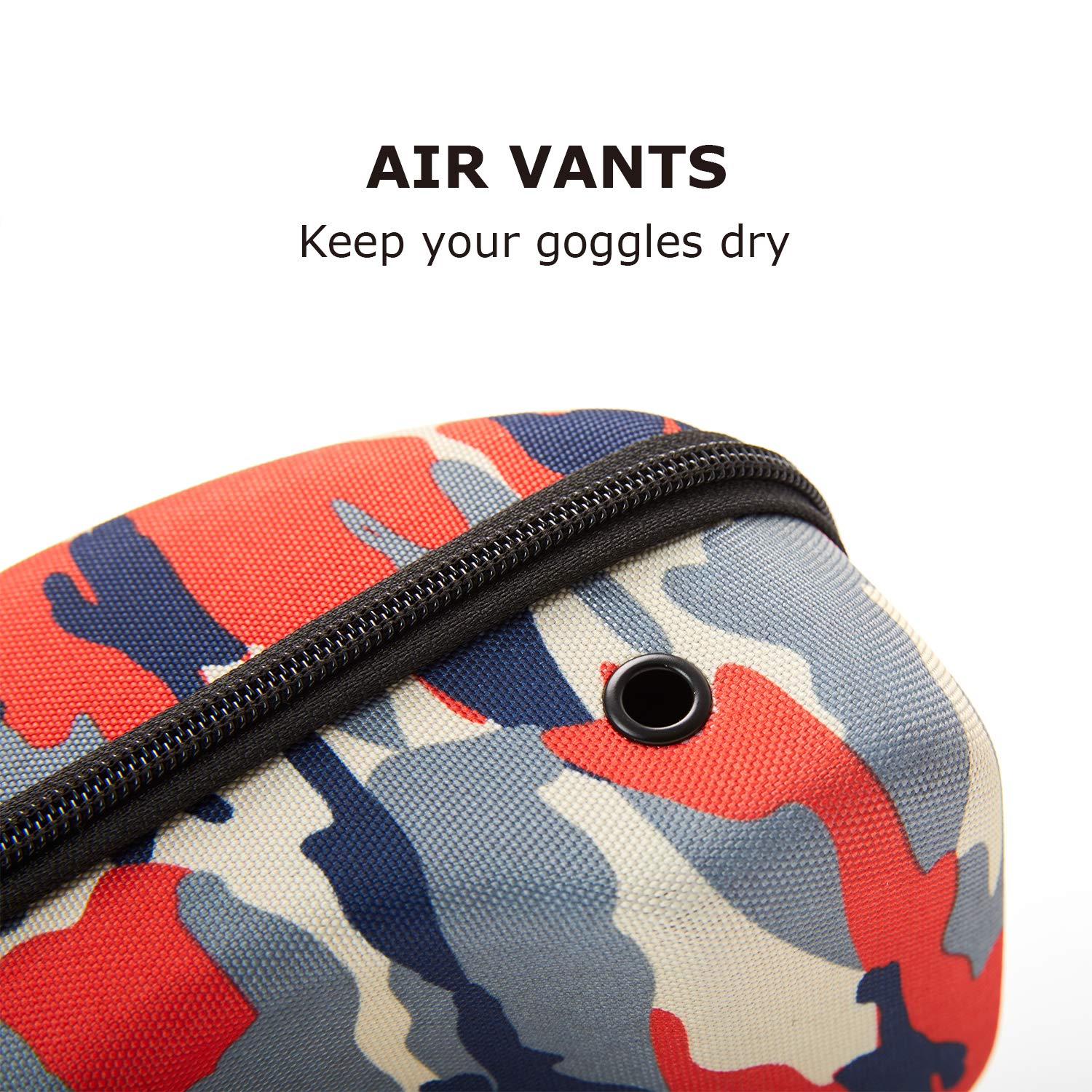 Snapklik.com : Rigid EVA Ski Goggle Case Fit All Shapes And Size Ski ...