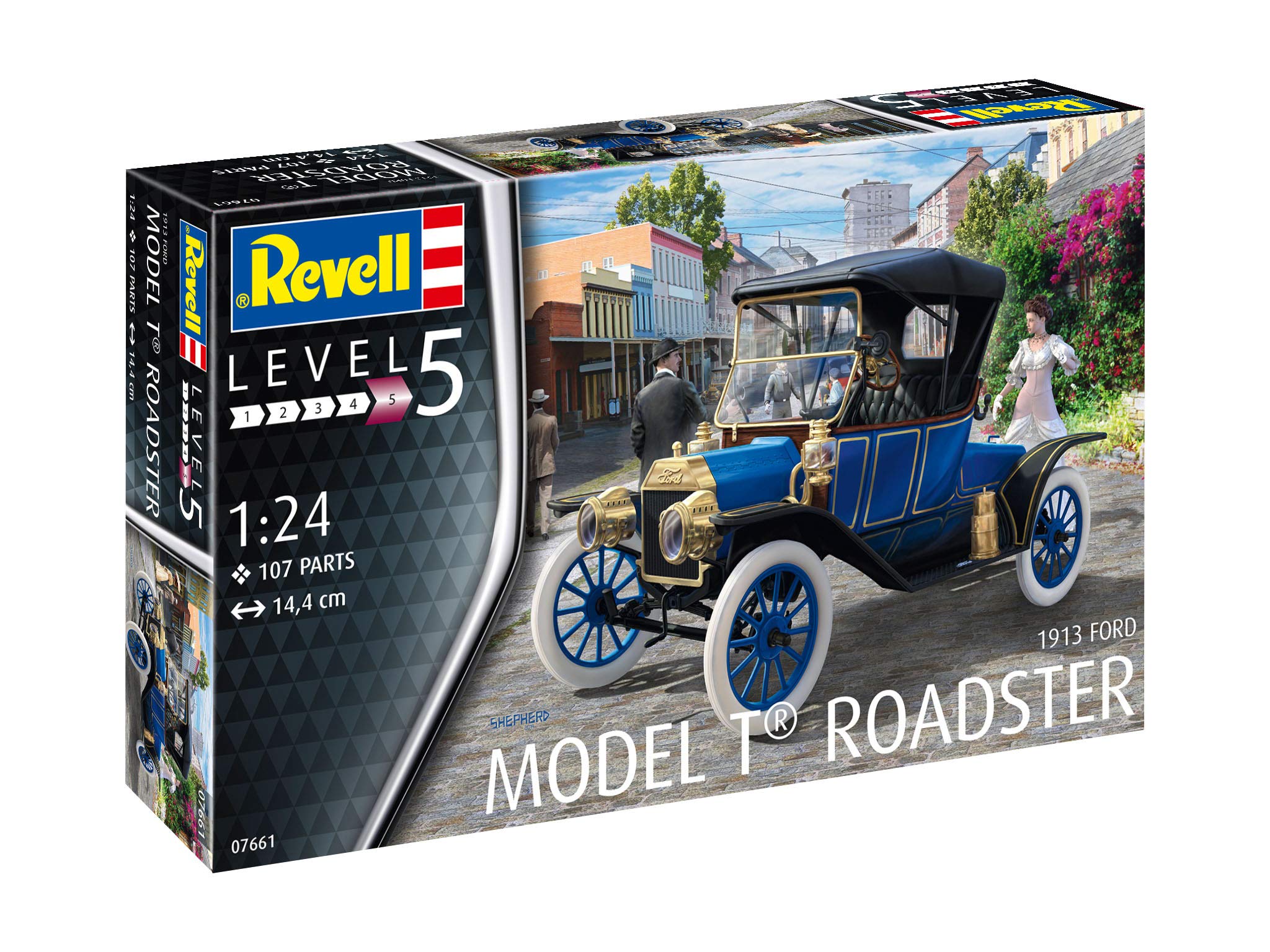 Buy Revell 07661 1:24 Ford T Roadster (1913) Plastic Model Kit Online ...