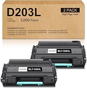 Amazon.com: 203L D203L Toner Cartridges Replacement for Samsung 203L ...