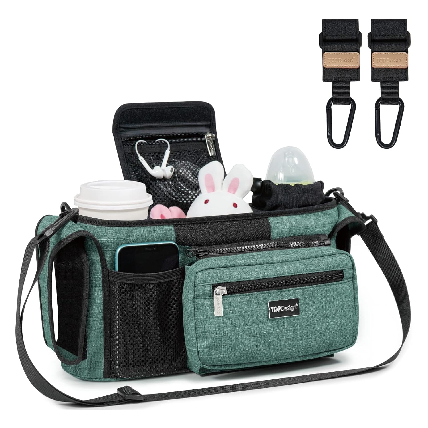 Amazon.com : TOPDesign Universal Baby Stroller Organizer, Stroller ...
