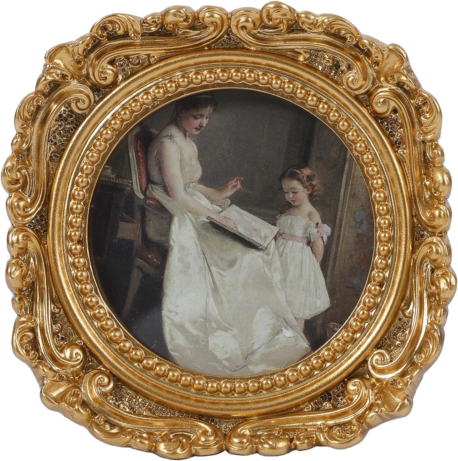 Amazon.com - SDlumeiy Vintage Gold Photo Frame - Holds 2 3x4-Inch ...
