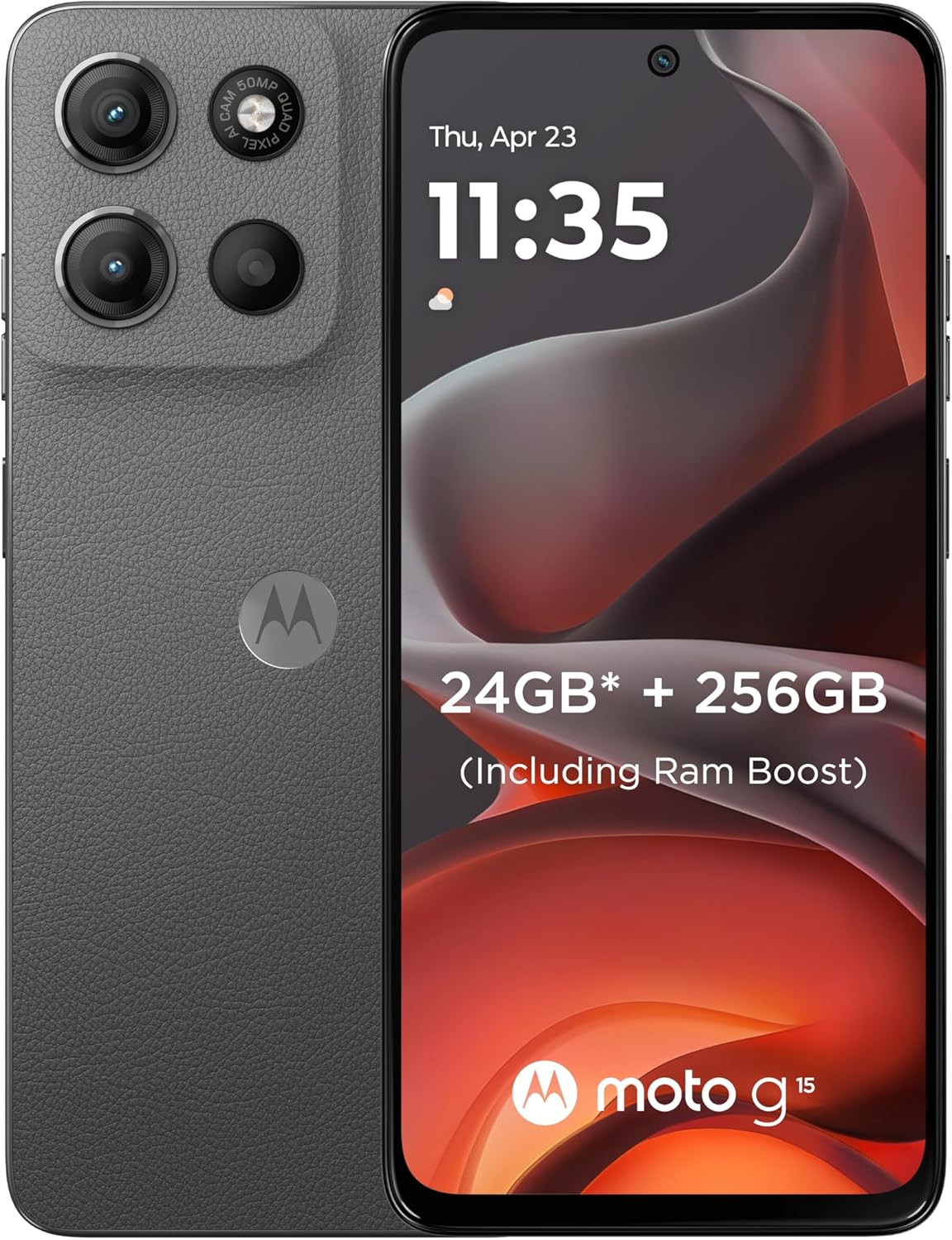 MOTOROLA G15, 8GB RAM,DUAL SIM,256 GB ROM, MediaTek Helio G81, 6.72 ...