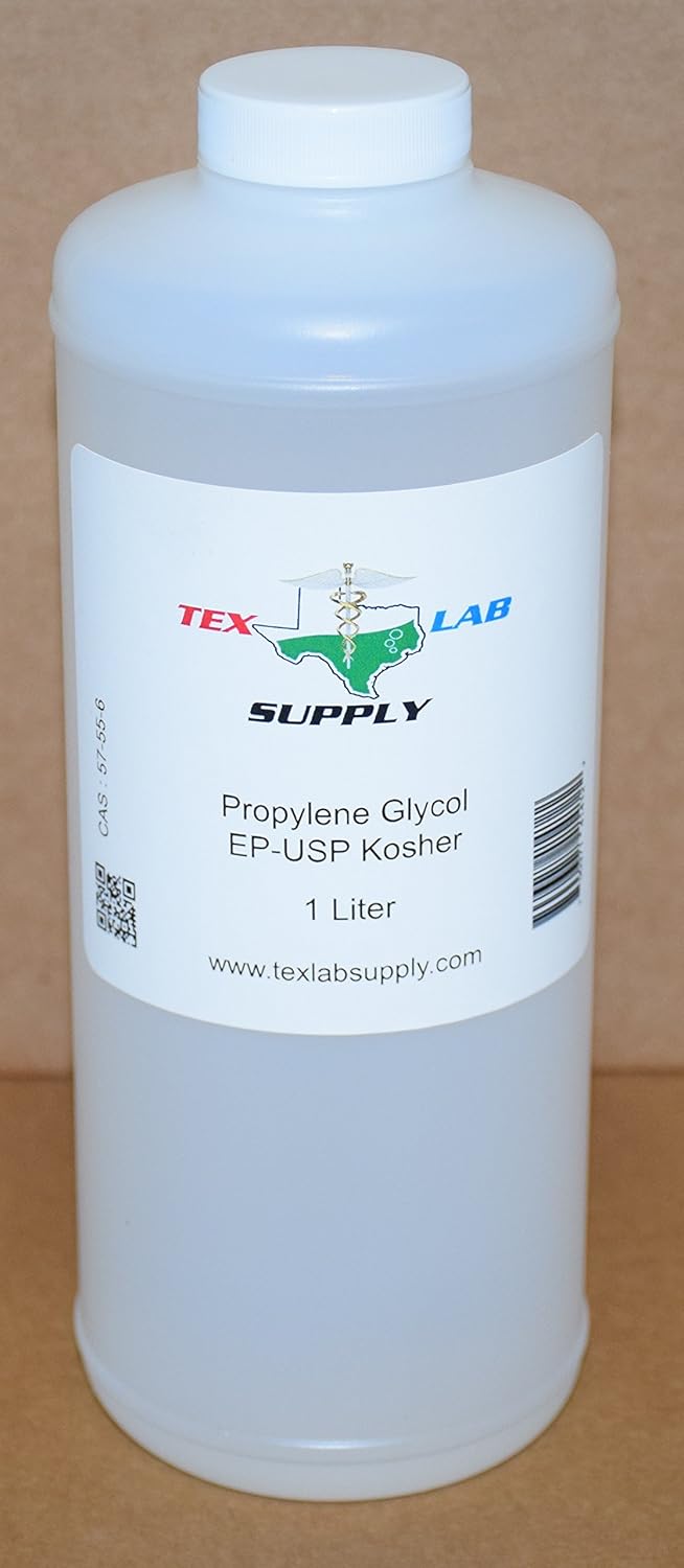 Propylene Glycol (PG) NF-FCC/USP/EP/Kosher - 1 Liter (1): Amazon.com ...