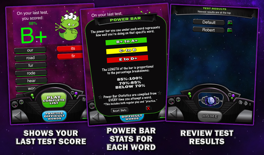 Spelling Space - 3rd Grade - App on Amazon Appstore