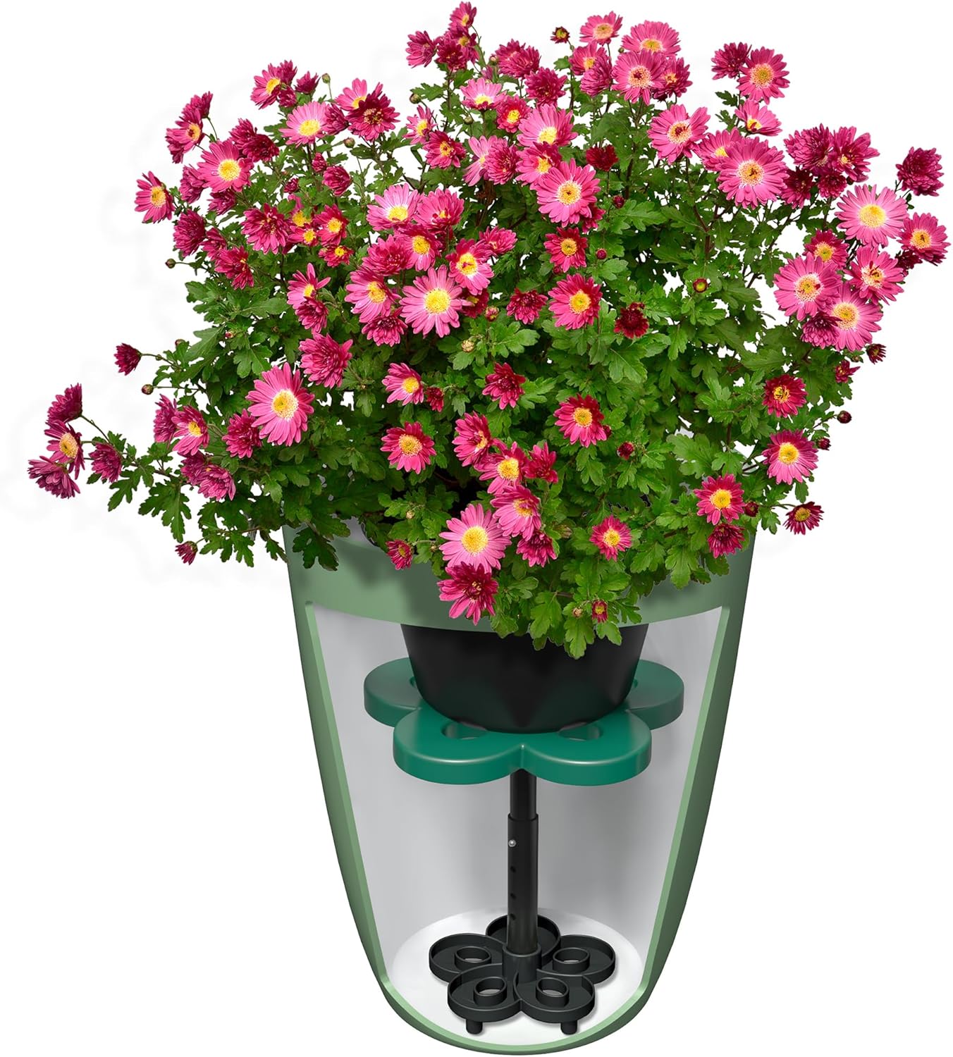 Amazon.com: Lift Kit Planter Insert Short Tapered Plant Riser Fill ...