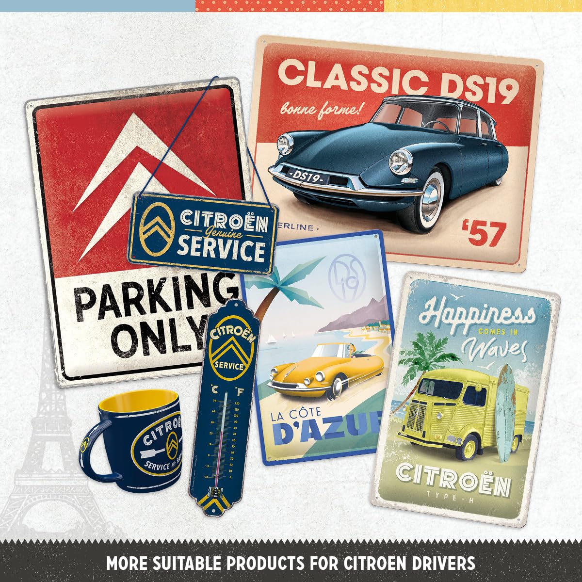 Nostalgic-Art Retro Tin Sign, 20 x 30 cm, DS – La Cote D’Azur DS19 ...