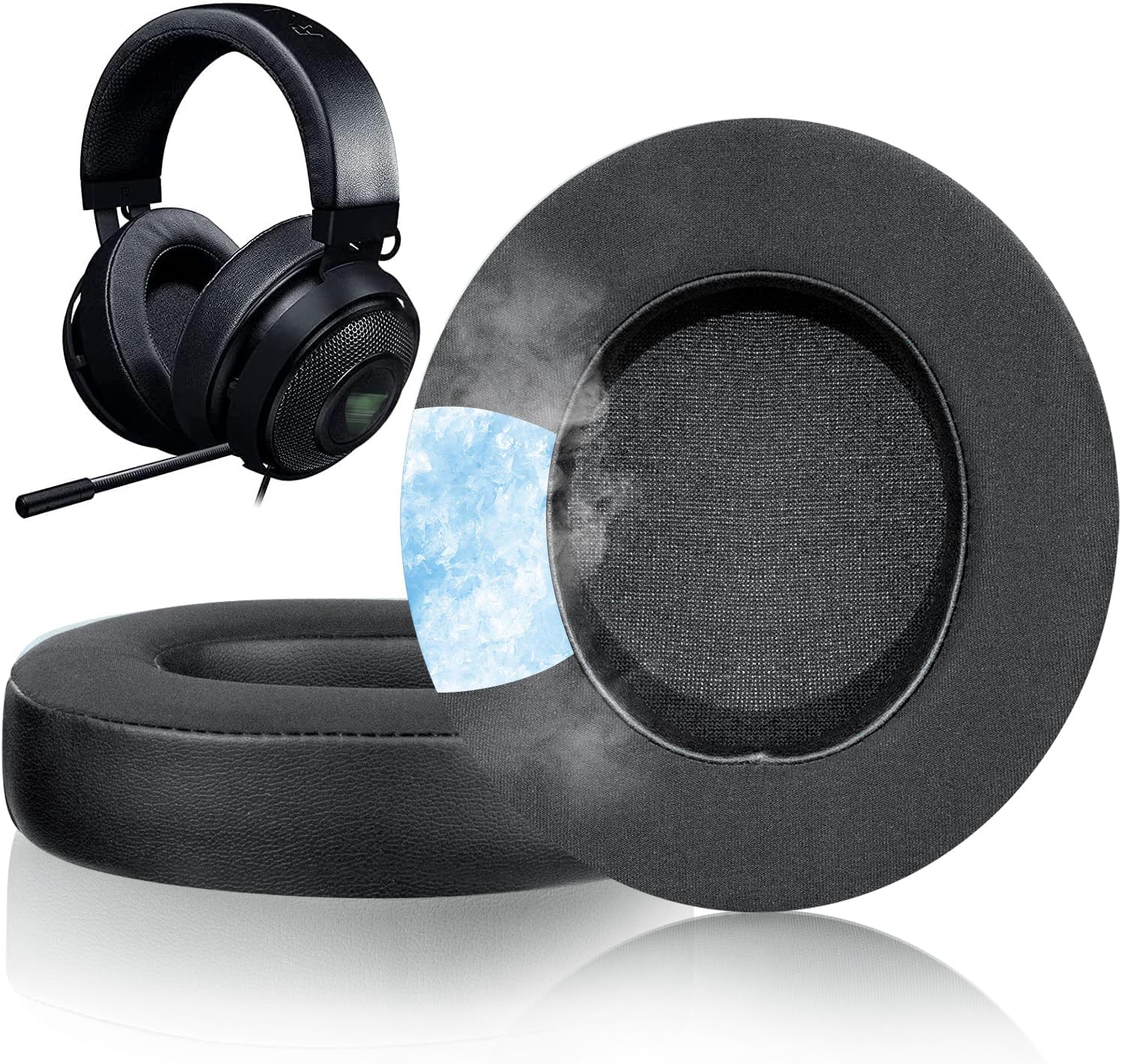 Amazon.com: GVOEARS Replacement Ear Pads Cushions for Razer Kraken Pro ...