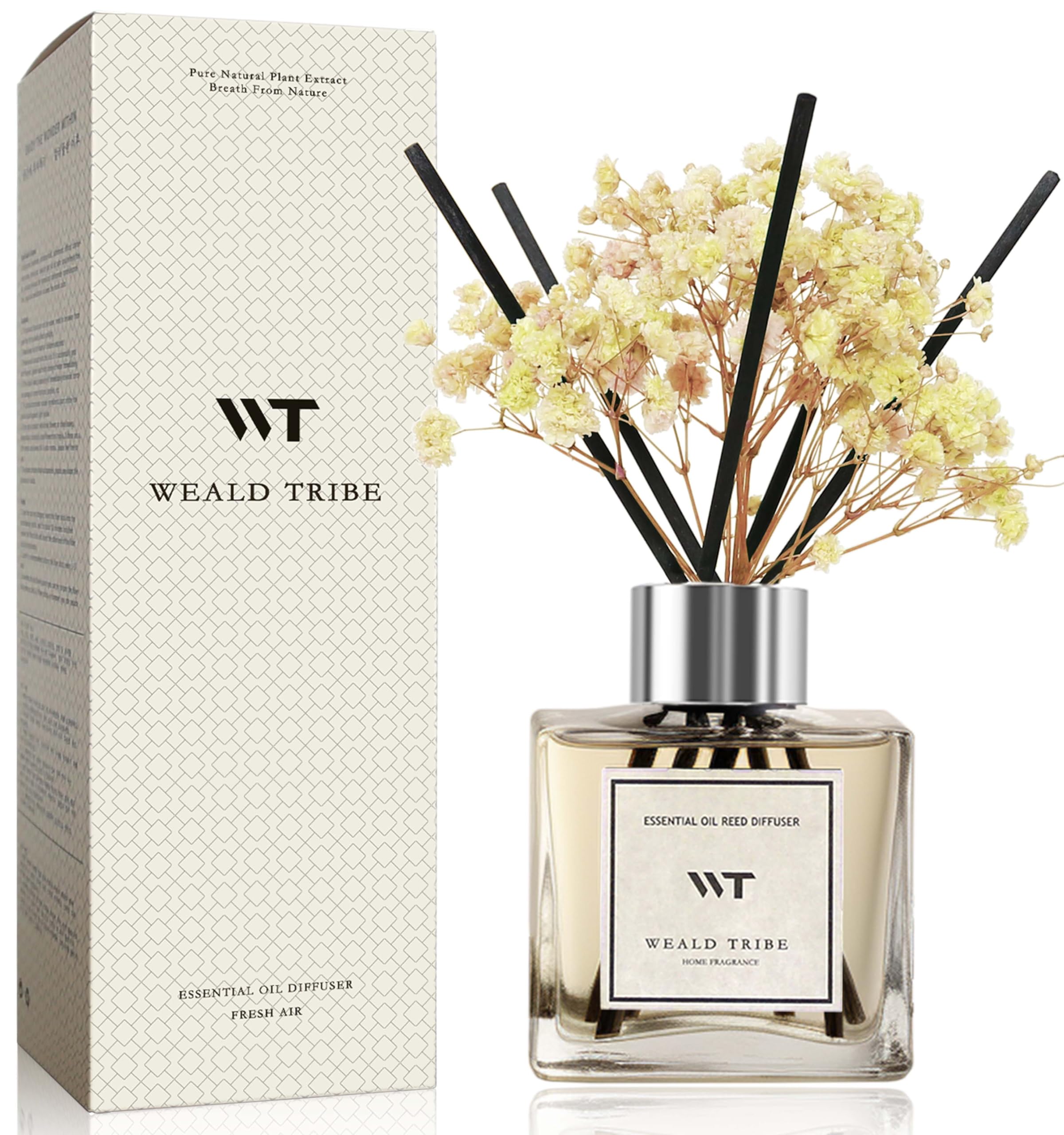 Amazon.com: Real Flower Stick Diffuser Set for Bathroom Air Fresheners ...