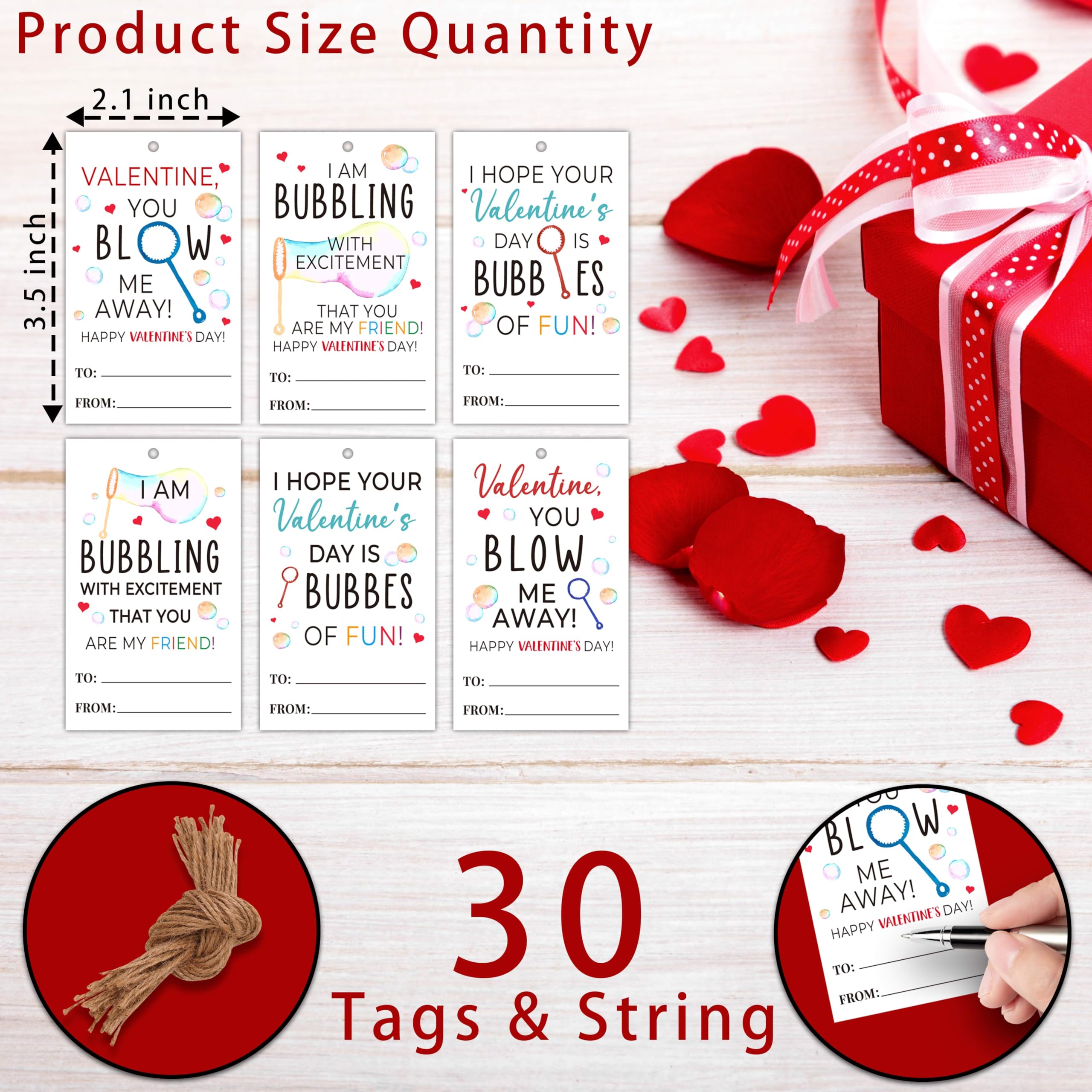 Bubble Valentine Printable Labels Bubble Valentine ~ FREE Printable