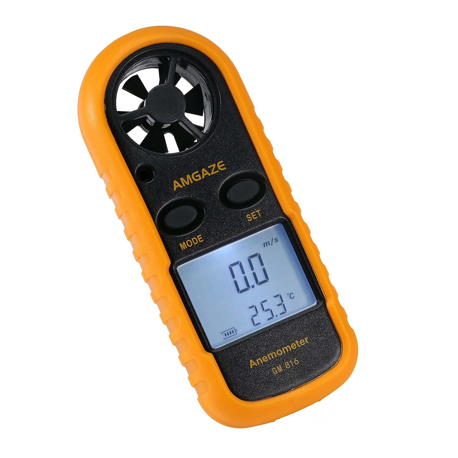 Amazon.com : Amgaze Anemometer Handheld, Digital LCD Backlight Wind ...