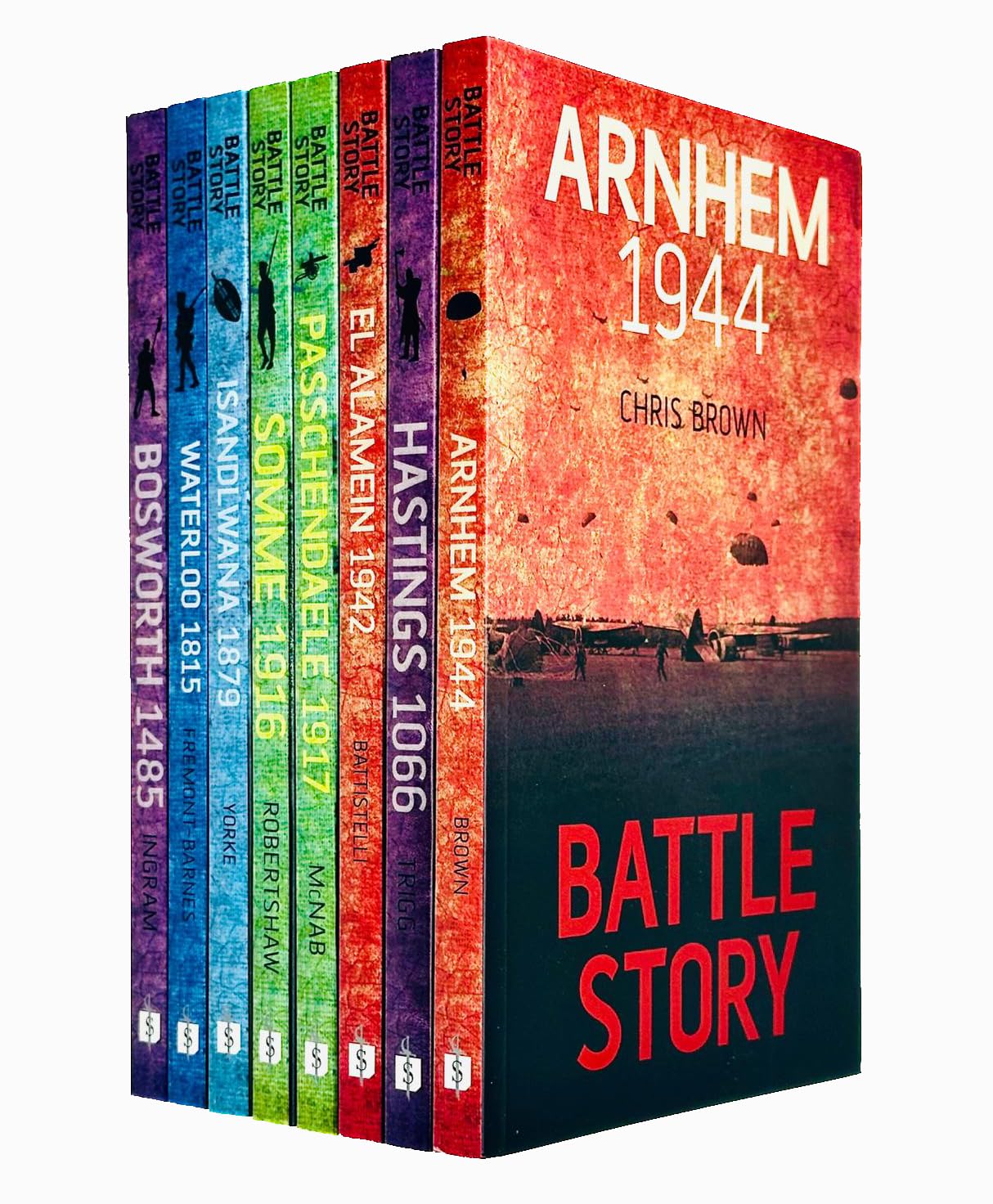 Battle Story Collection 8 Books Set (Arnhem 1944, Hastings 1066, El ...