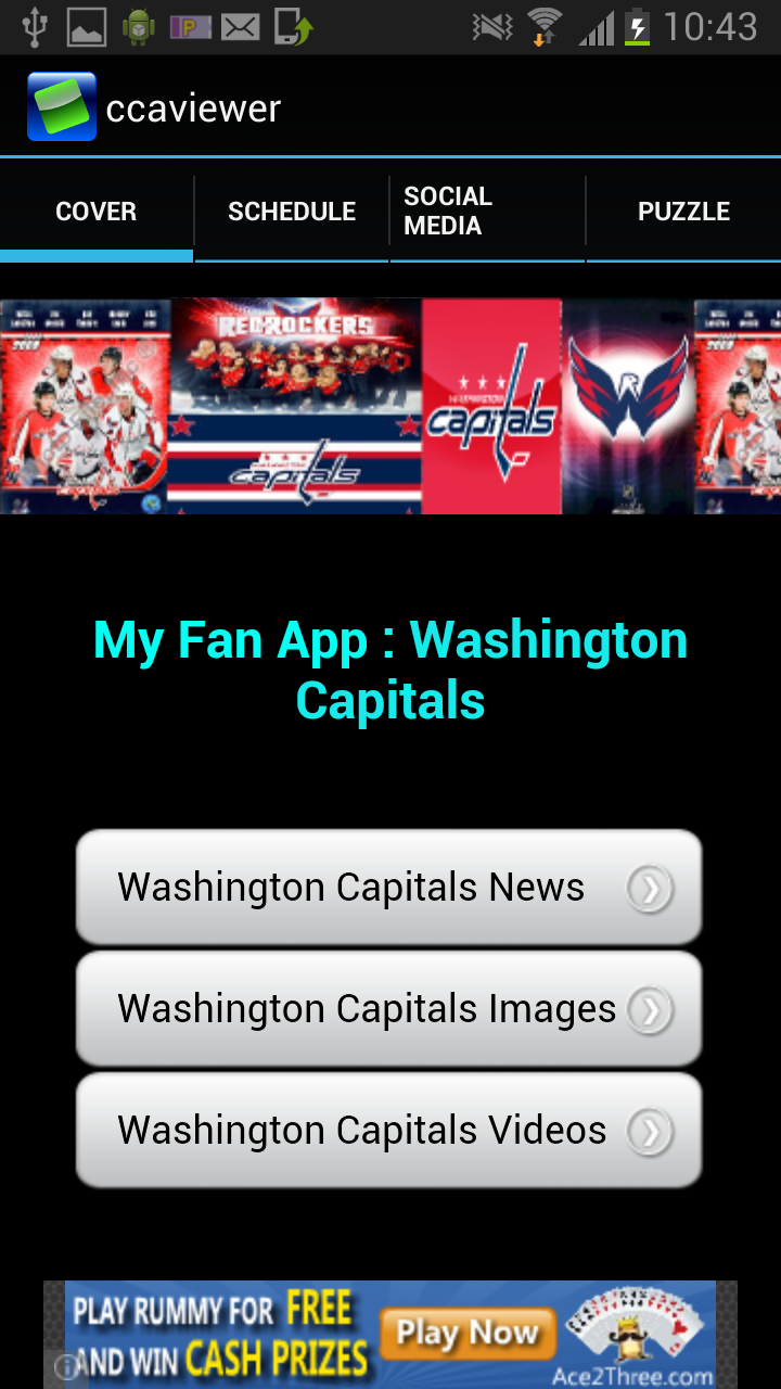 My Fan App : Washington Capitals - App on Amazon Appstore