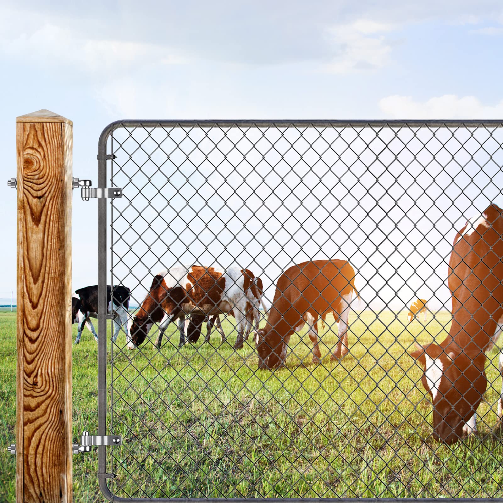 Snapklik.com : J Bolt Gate Hinge, 304 Stainless Steel Farm Gate Hinges ...