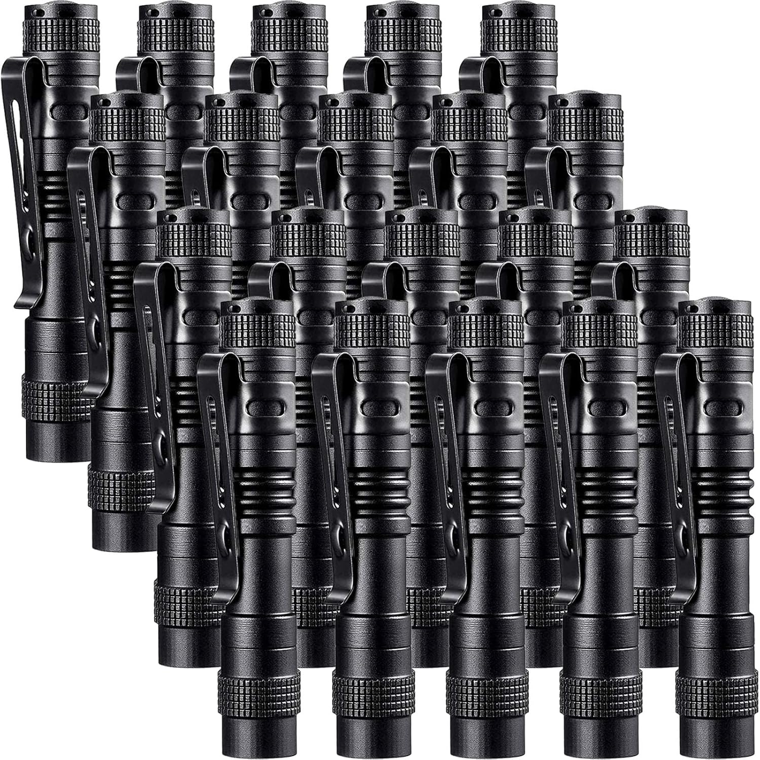 Beieverluck 20 Pack Pen Light Flashlight Mini Small Flashlight with ...