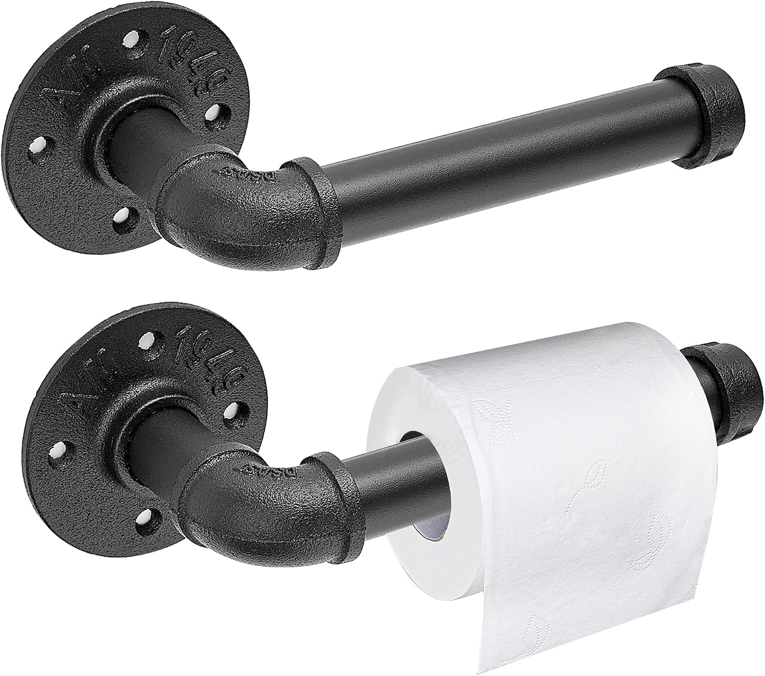 Amazon.com - Industrial Pipe Toilet Paper Holder - Home Expert Heavy ...