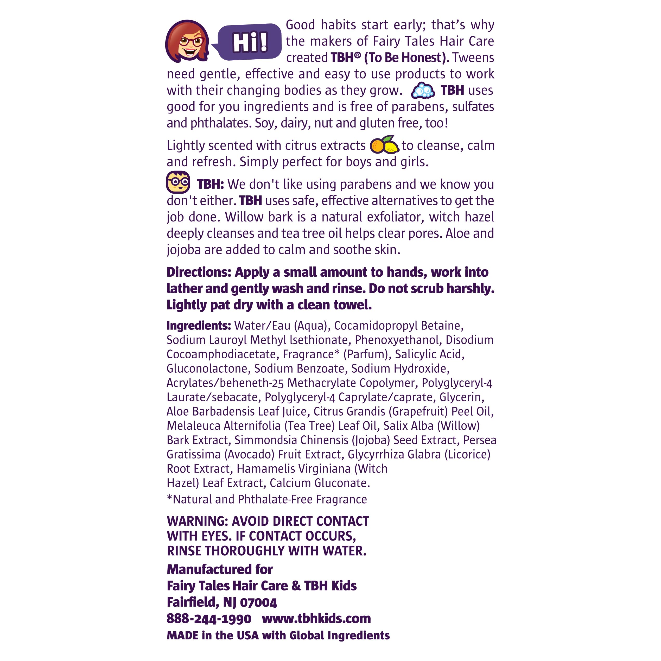 Snapklik.com : TBH Kids Spot Foam Face Wash - Daily Kids Face Wash ...
