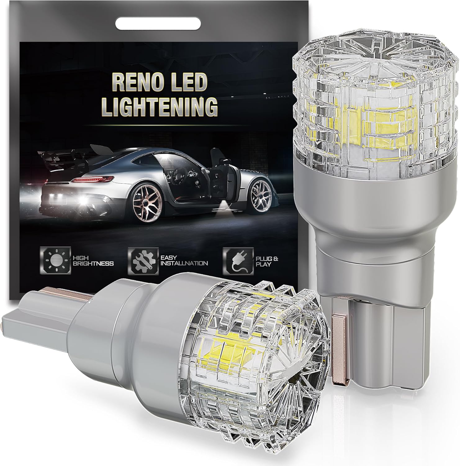 Amazon.com: RENO 912 921 LED Bulbs for Backup Reverse Light Bulbs, 906 ...