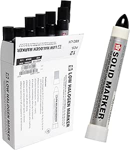 Sakura Low Halogen Solid Paint Markers with Twist Up Tip - Permanent ...