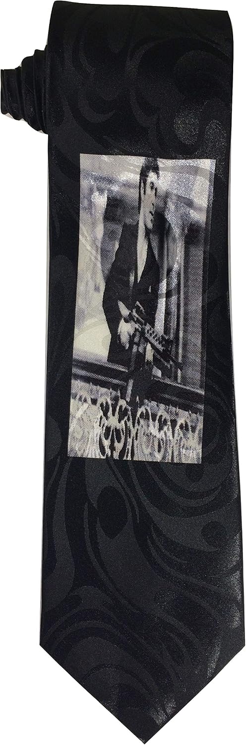 Scarface Machine Gun Tie at Amazon Men’s Clothing store: Neckties