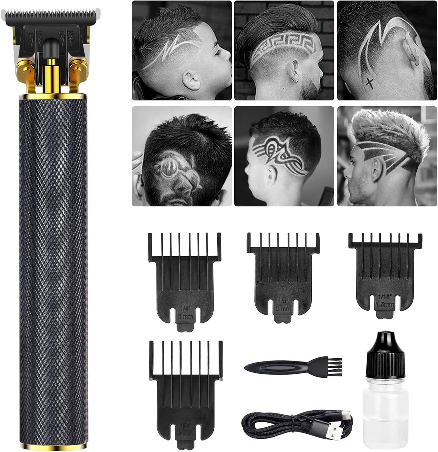 Amazon.com: OUDIS Hair Clippers,Cord Rechargeable Hair Trimmer,Titanium ...