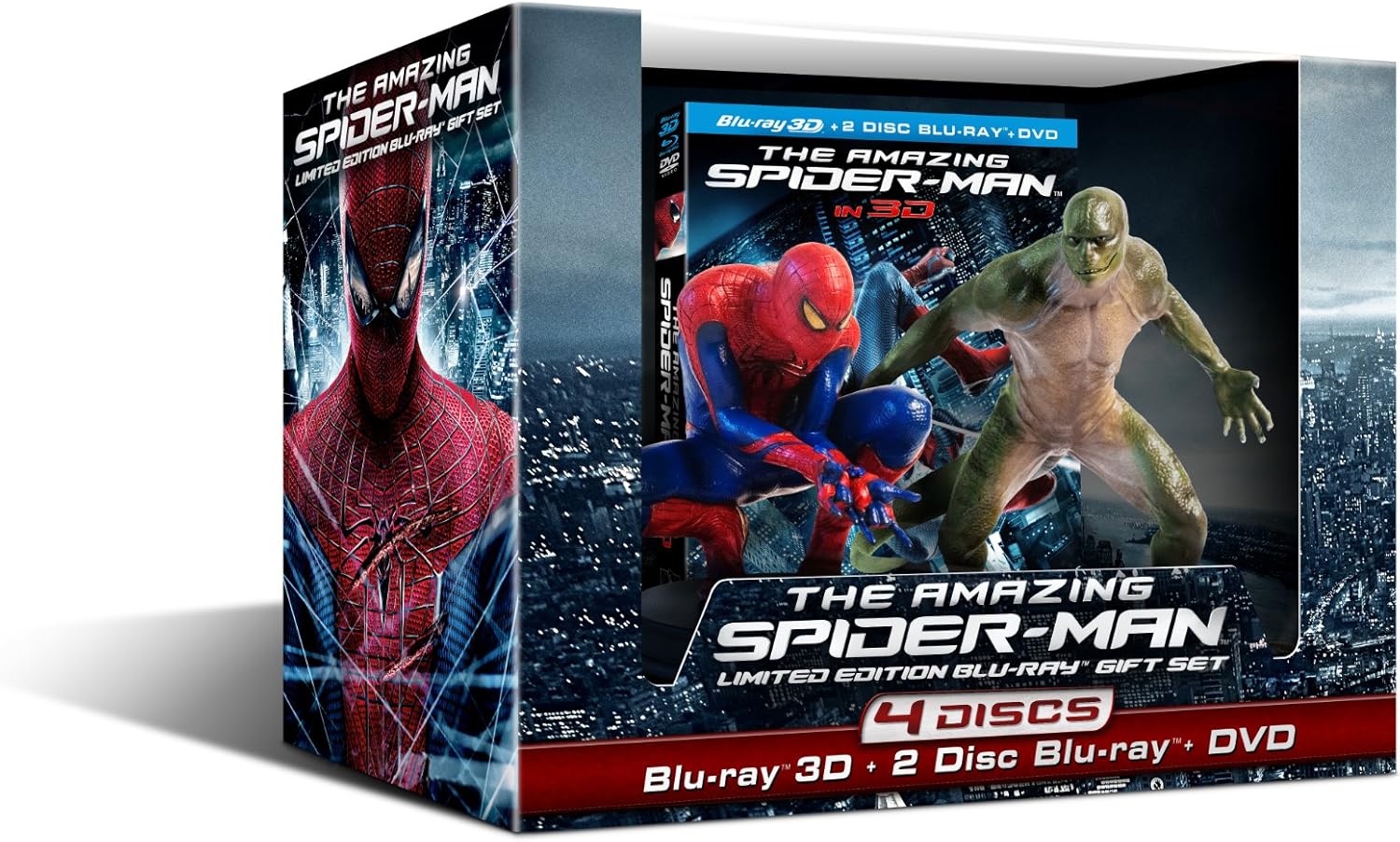 The Amazing Spider-Man - (Limited Edition Four-Disc Combo: Blu-ray 3D ...