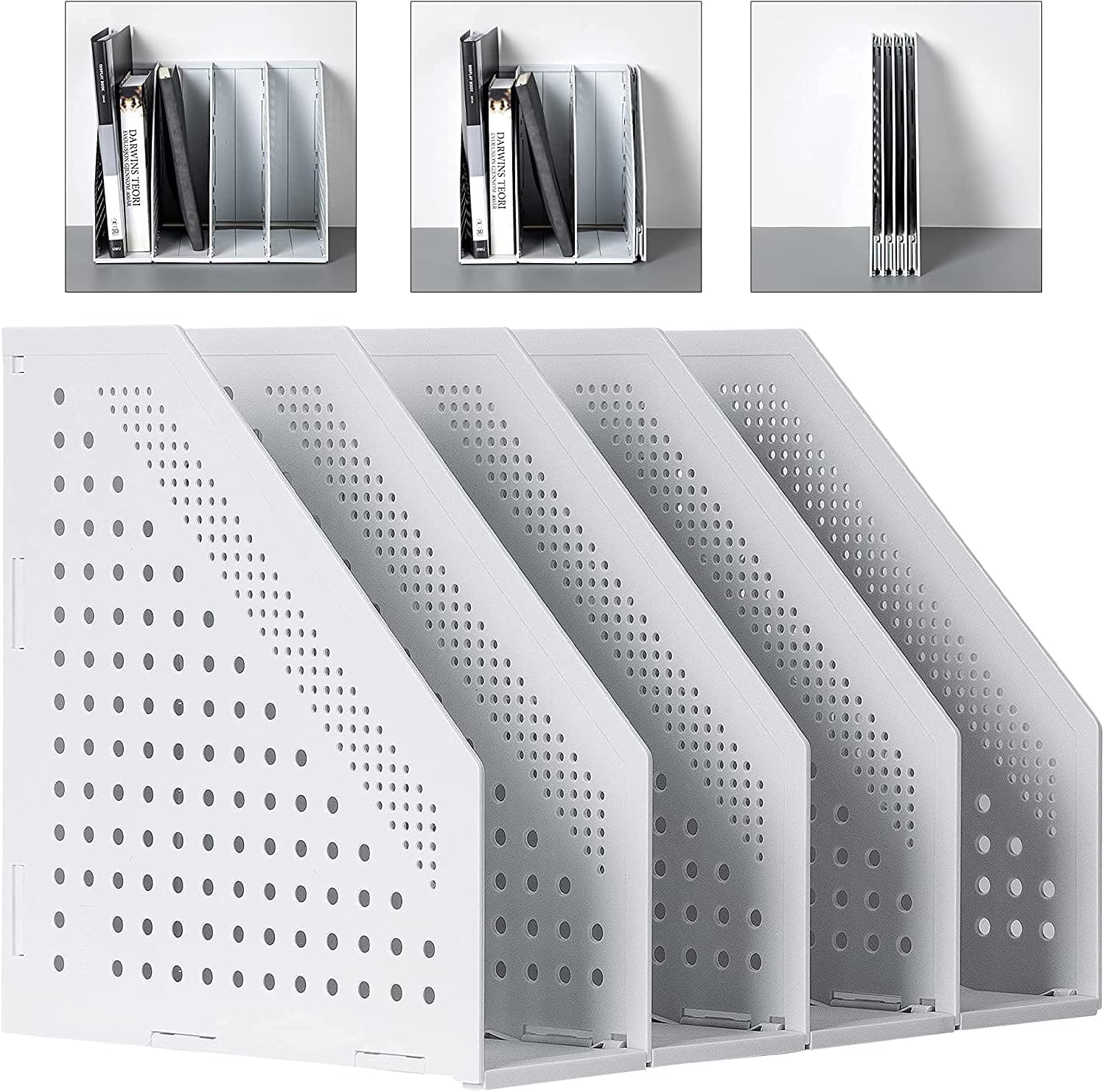OSCO Black Wiremesh Triple Magazine Rack | Folder Storage | File ...