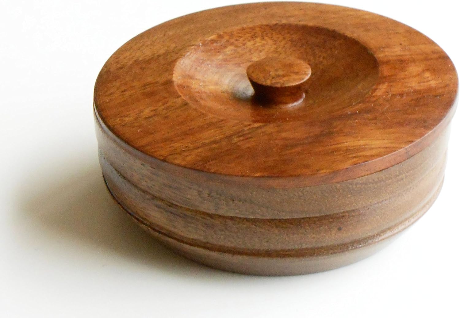 Quality Wood Shaving Soap Bowl. Walnut Finish : Amazon.co.uk: Health ...