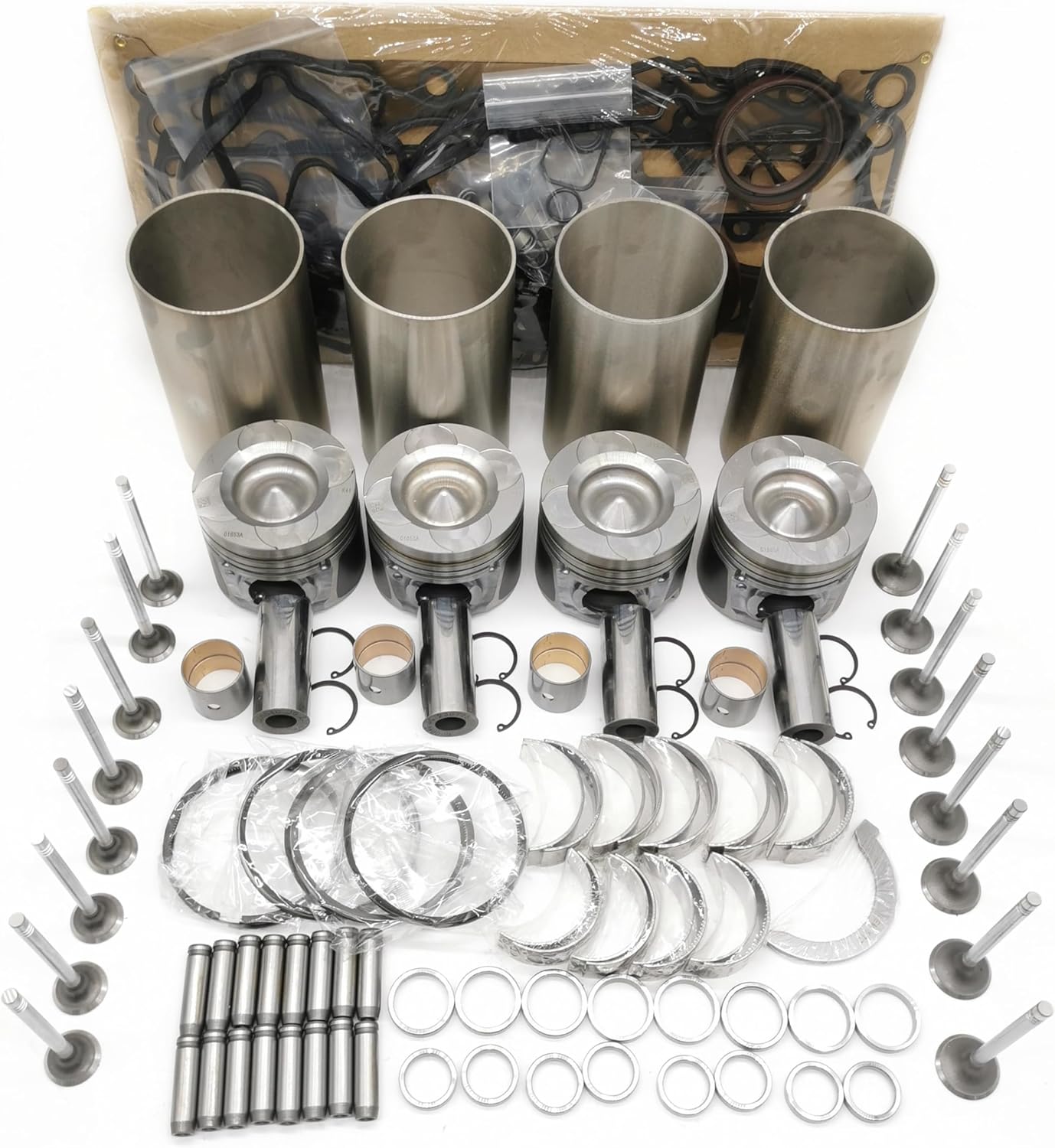 Amazon.com: Overhaul Rebuild Kit For Doosan Engine D24 D24NAP Bobcat ...