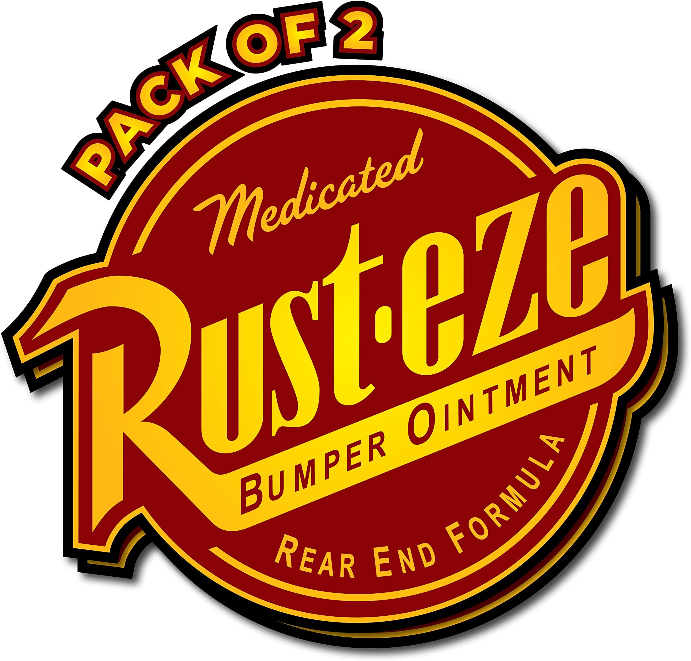 Amazon.com: Rust-Eze Car Bumper Sticker 5" x 5" : Automotive