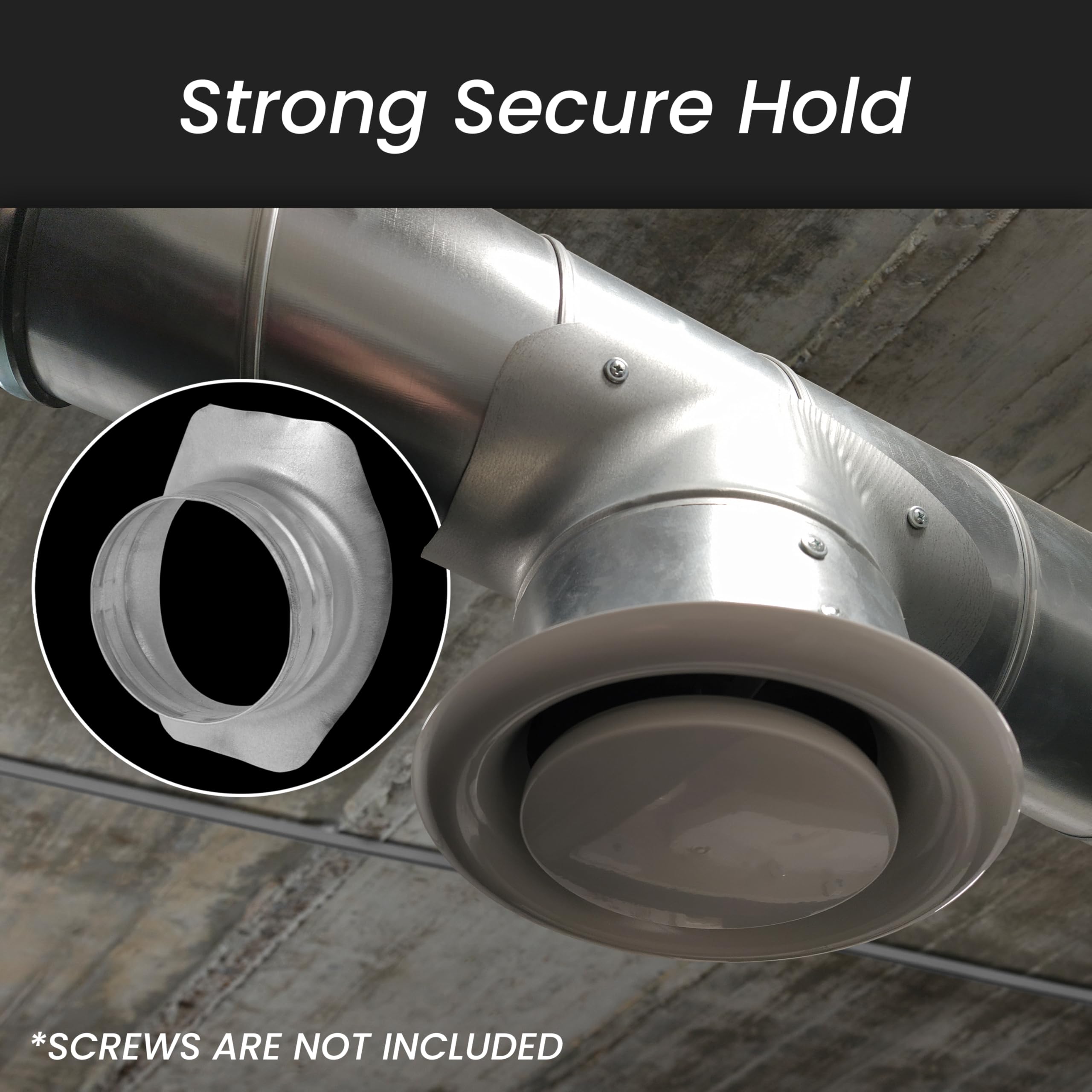 Snapklik.com : Round Saddle Take Off For 8 Inch Duct - 8 Outlet Branch ...
