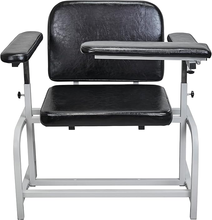 Amazon.com: Extra Large Padded Phlebotomy Chair with Adjustable Armrest ...